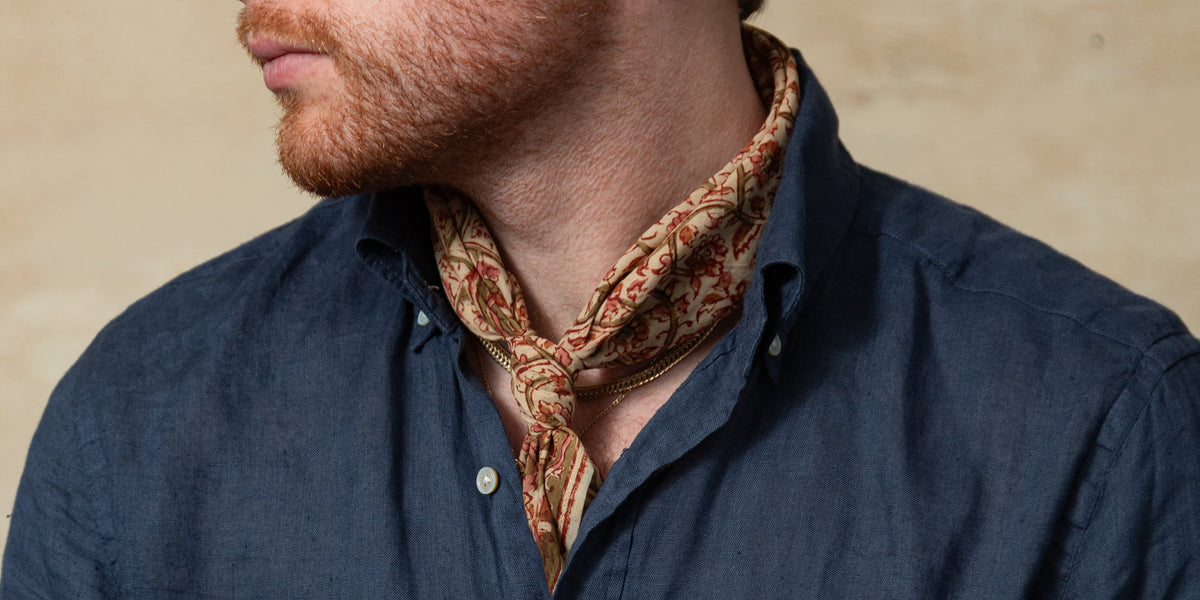 5 Ways To Wear Your Hand Blocked Bandana – Quaker Marine Supply Co.