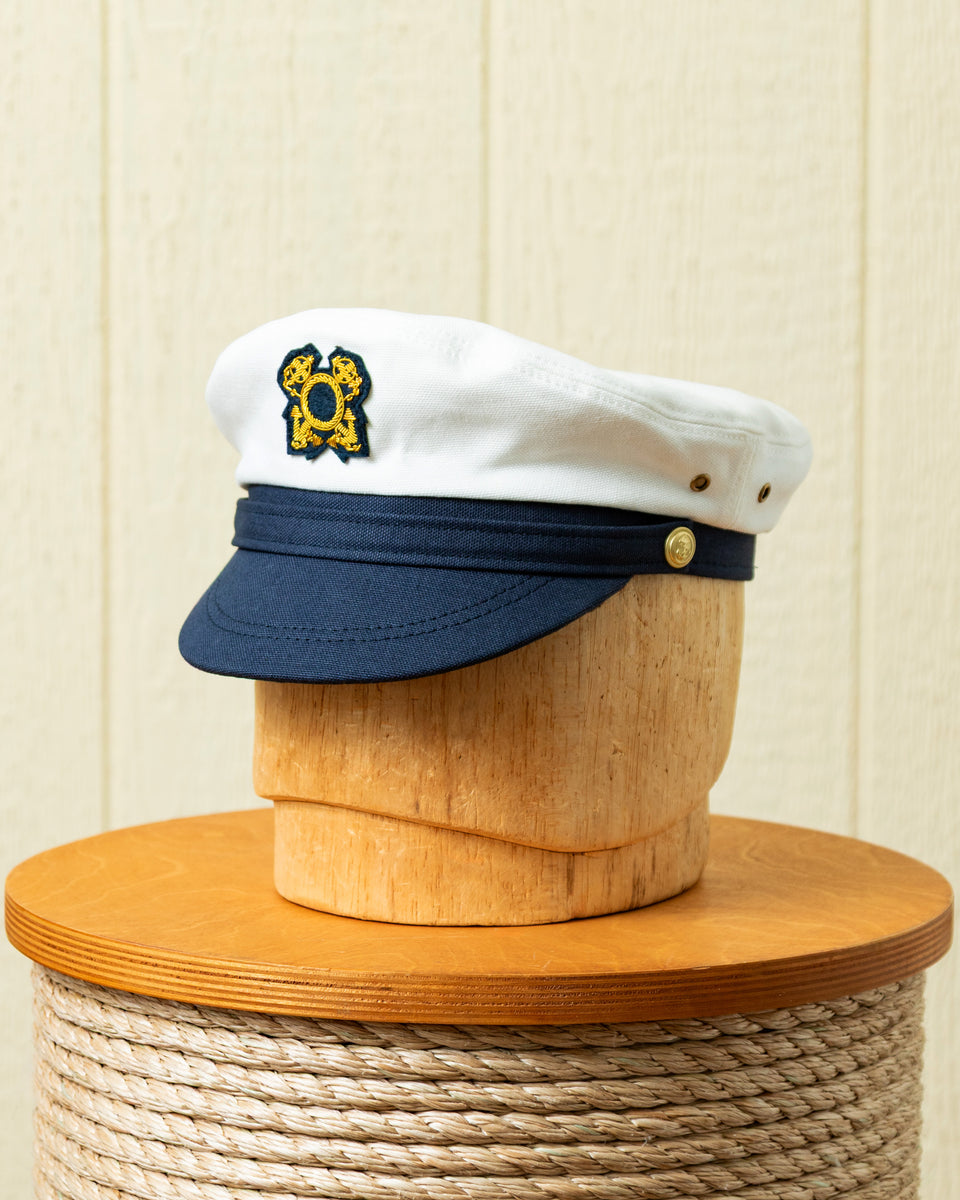 Captain's Roll Up Yacht Cap – Quaker Marine Supply Co.