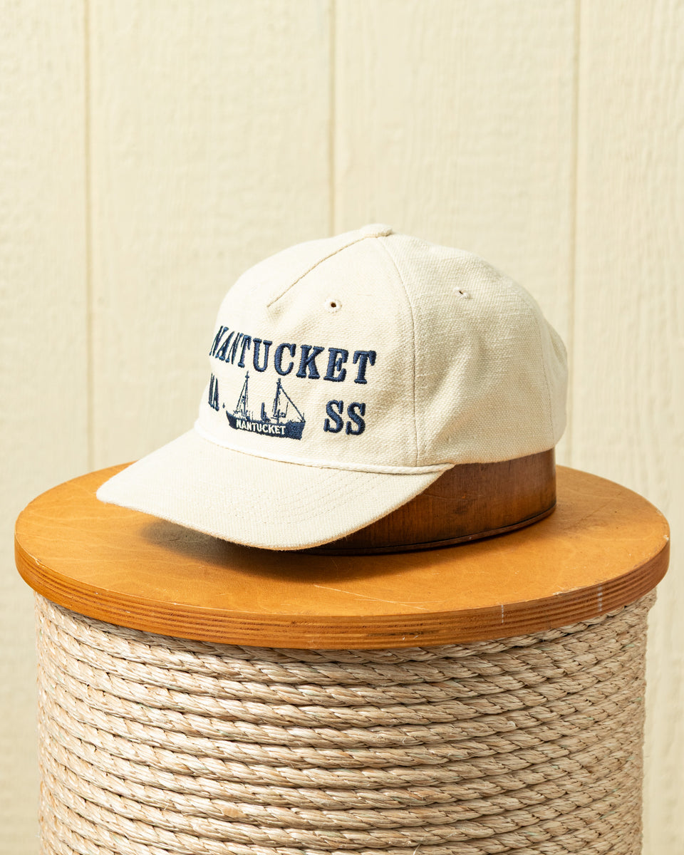 Nantucket Trawler Cap in Natural Linen – Quaker Marine Supply Co.