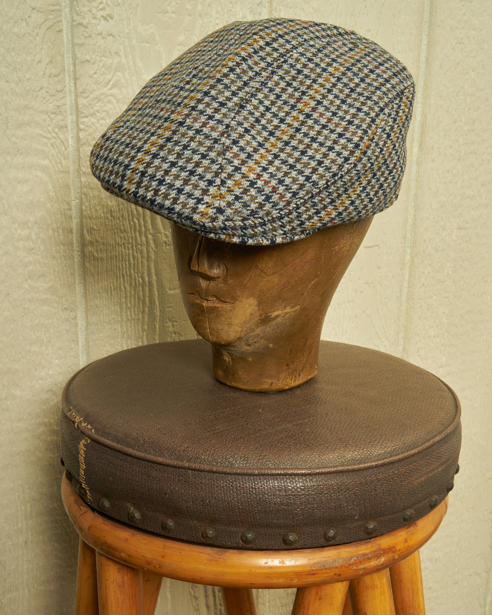 Touring Cap in Grey Houndstooth Wool – Quaker Marine Supply Co.
