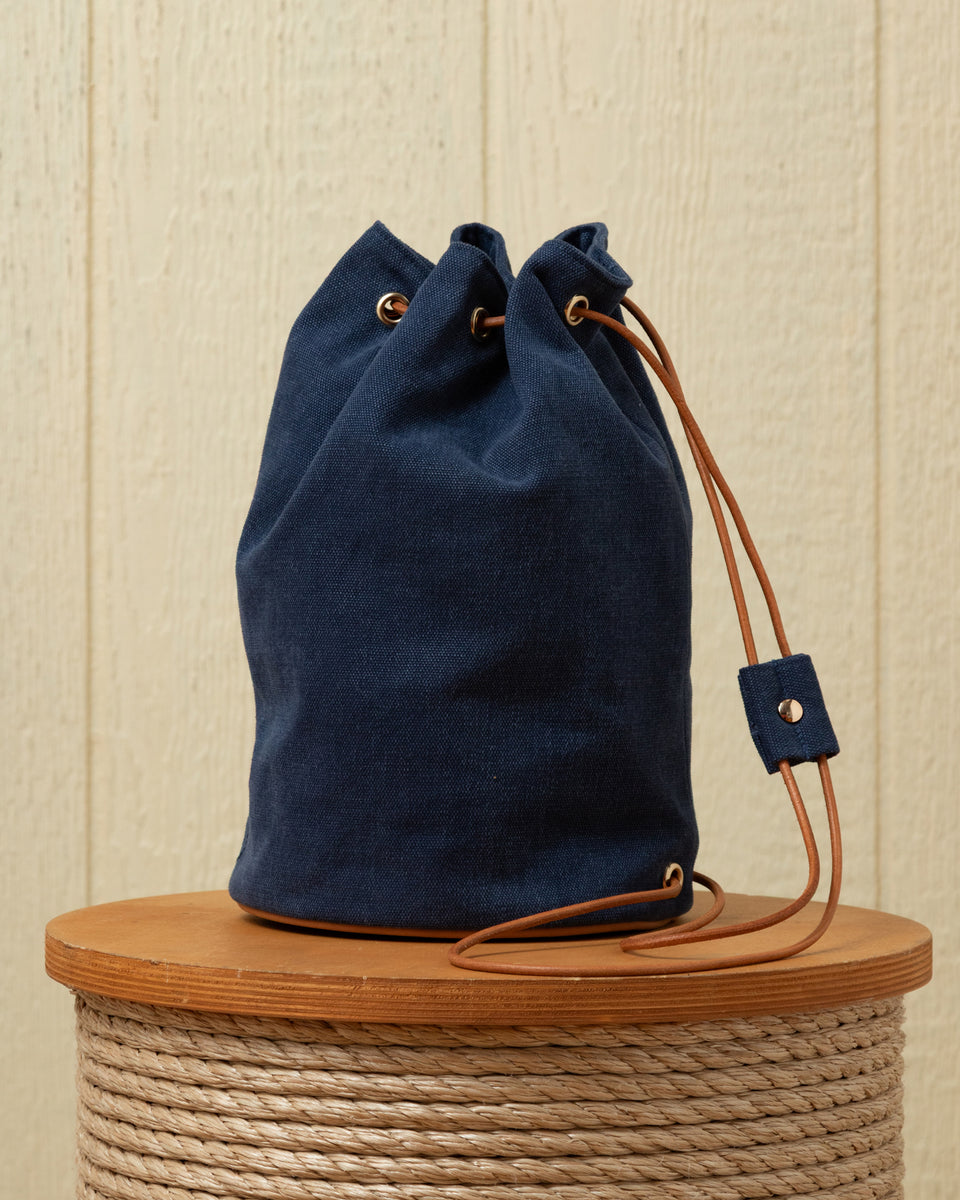 Ditty Bag in Brushed Navy Canvas – Quaker Marine Supply Co.