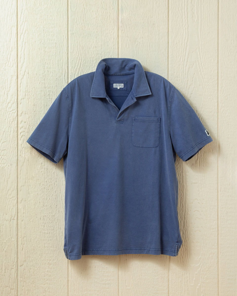 Salt Washed Polo in Weathered Navy – Quaker Marine Supply Co.